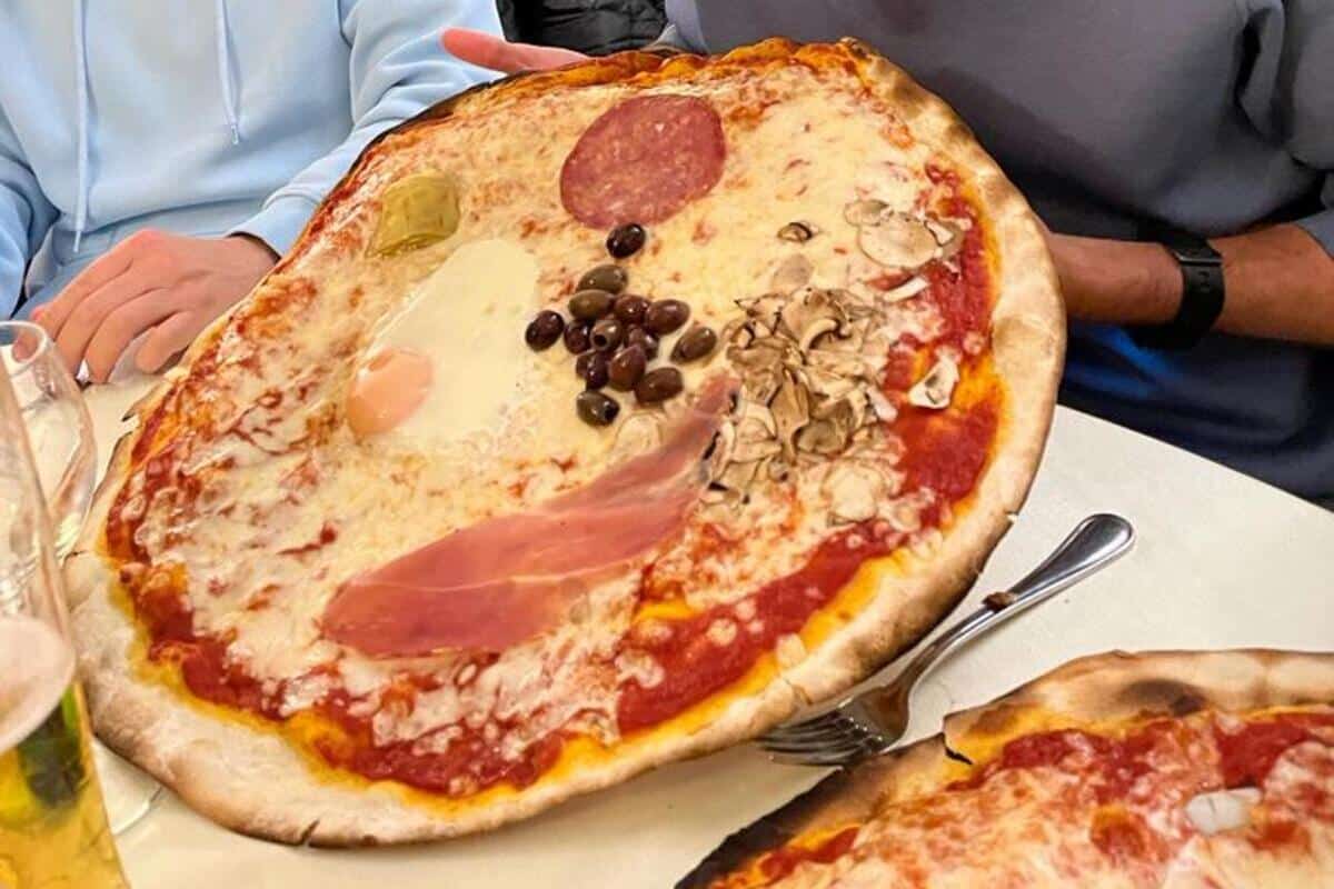 Ai Castelli Romani c'è un ristorante che propone delle pizze giganti