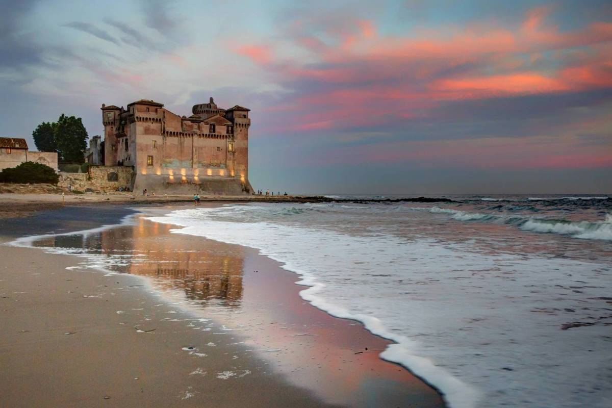 A picturesque coastal town located just 60 km from Rome, dominated by a ...