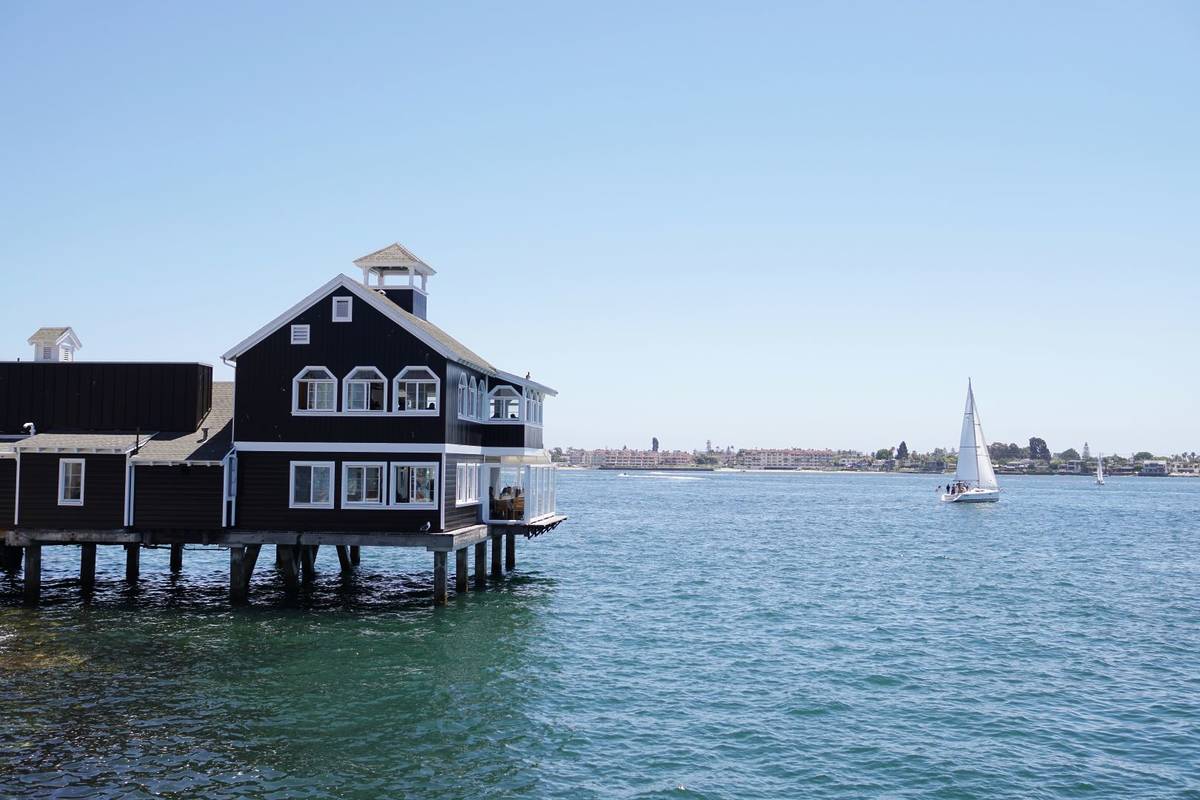This Over-The-Water Restaurant At Seaport Village Features Upscale ...