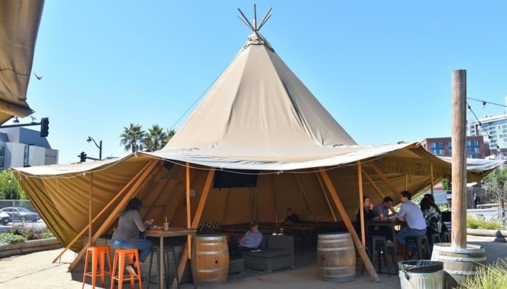 You Can Rent A Tipi At This Massive Food Truck Park And Mini Golf ...