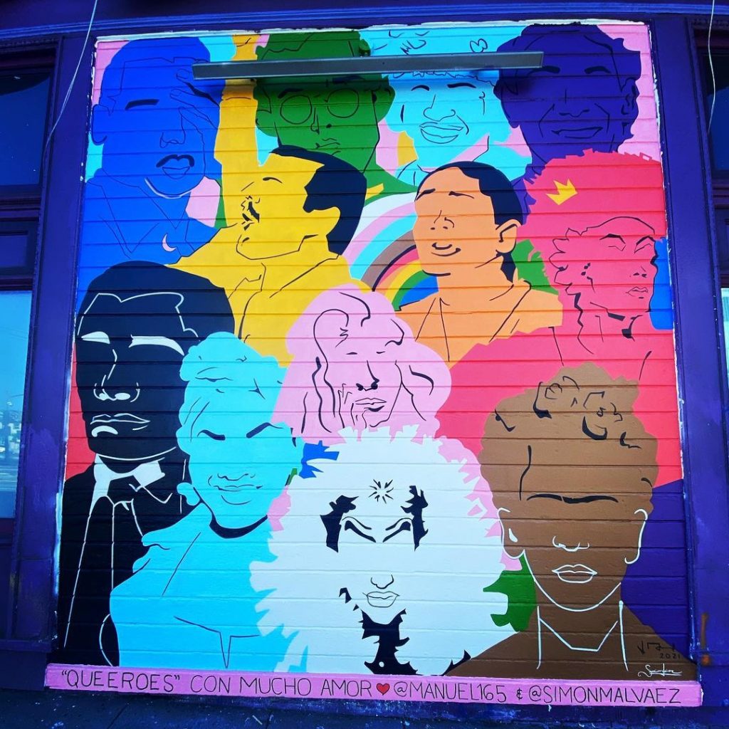 A Who's Who Of All The "Queeroes" In SF LGBT Center's Mural