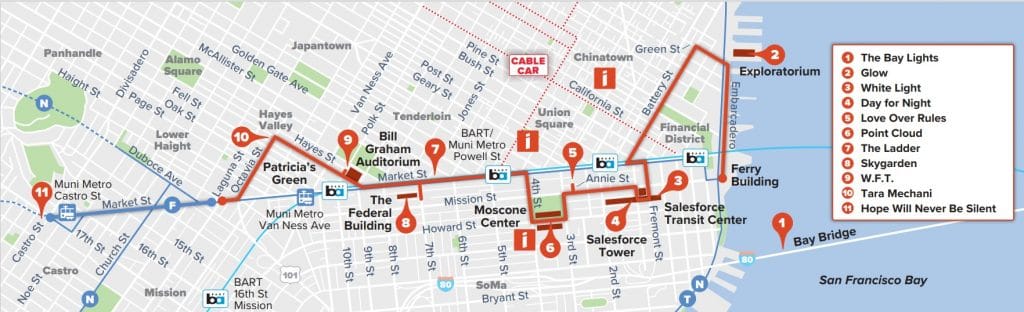 This Self-Guided Tour Takes You Through 11 Glowing Light Art ...