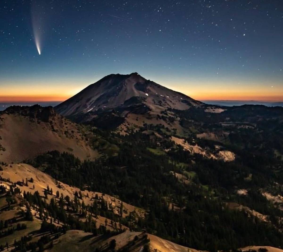 The "Comet Of The Century" Soared Over California This Weekend