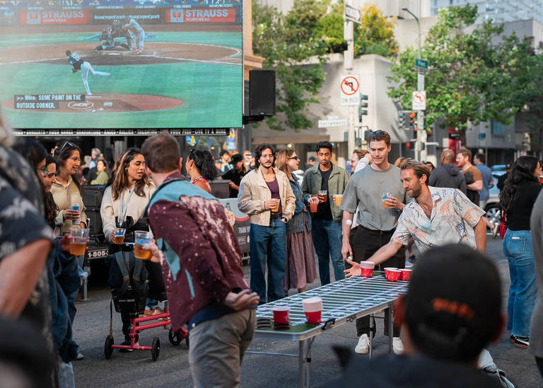 Watch The Valkyries At A Free Block Party With Live Music, Games, And ...