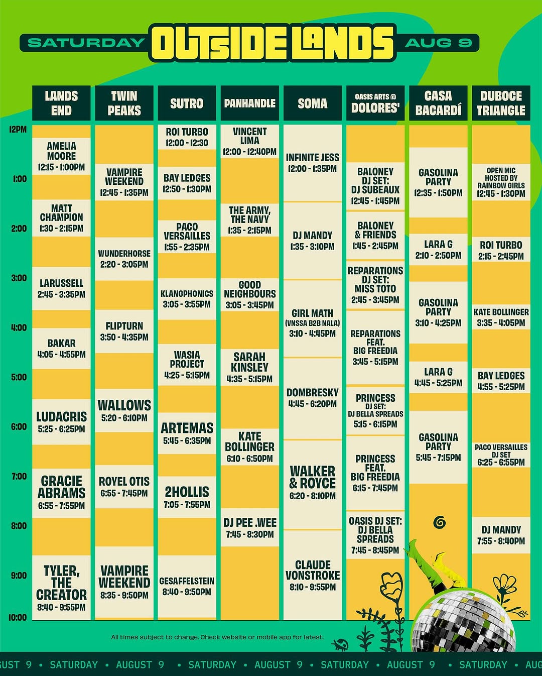 Outside Lands 2025: Festival Map, Schedule, Transit, Lineup