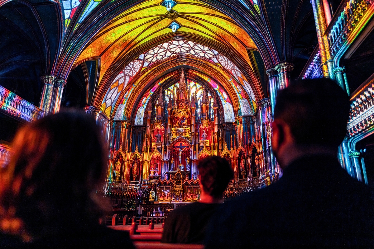 Grace Cathedral Will Be Bathed In A Vibrant Light Show At AURA