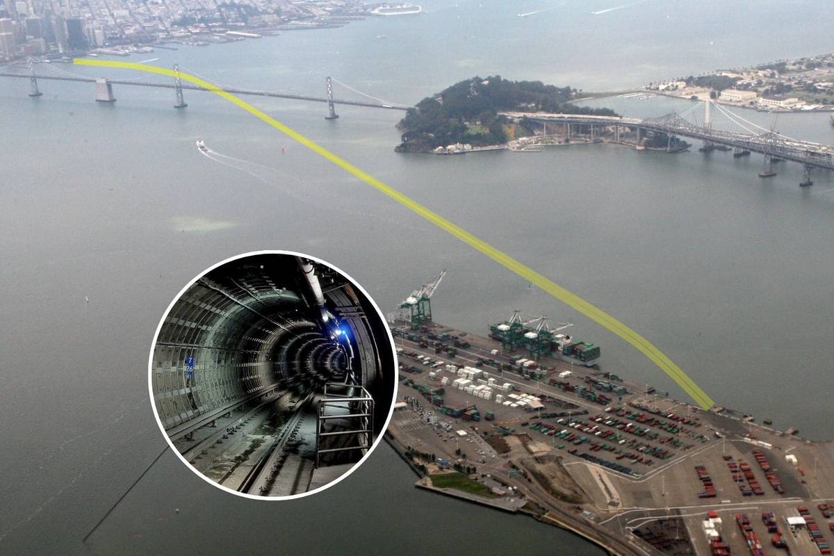 BART's Underwater Transbay Tube Is Now 51 Years Old