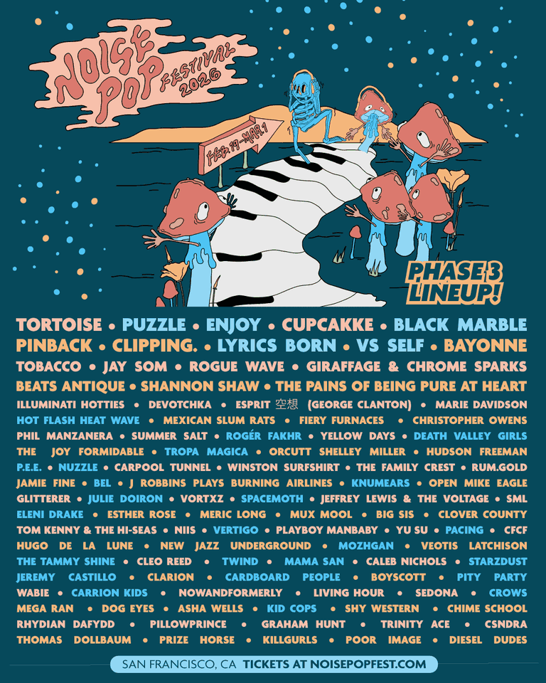 Local Music Festival Noise Pop Announces Final Lineup For 2026 — And A ...
