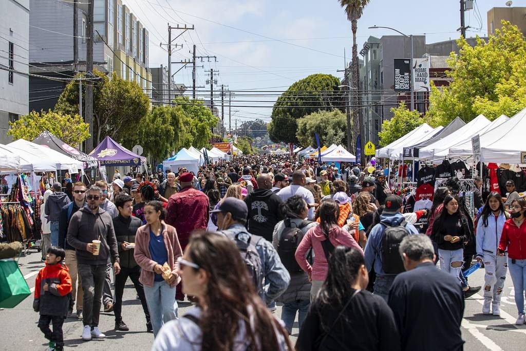 Spanning 17 blocks in the Mission District, San Francisco's two-day ...