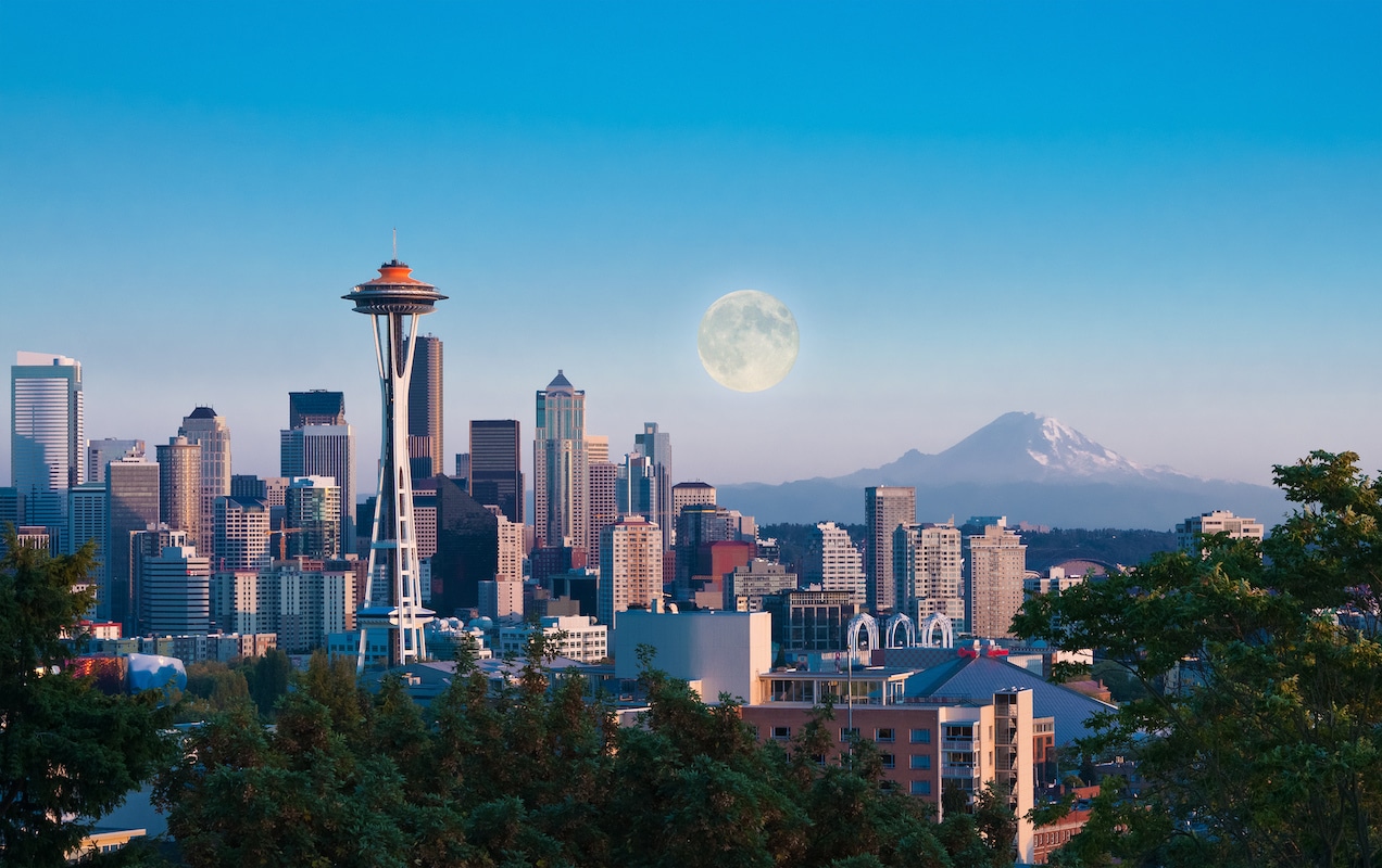 Seattle Will See A Rare 'Double' Full Moon This Weekend