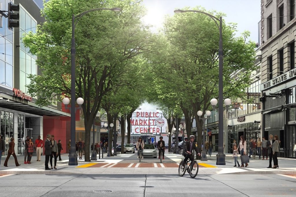 The Iconic Decades-Old Pike Place Market Cherry Trees Have Been Removed