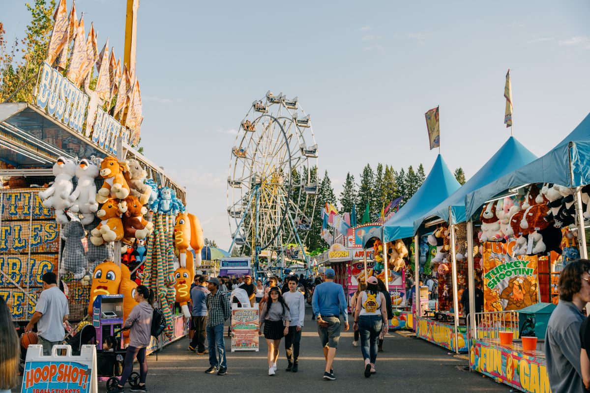 Evergreen State Fair 2021 Kids And Rides And Games And Fun At The