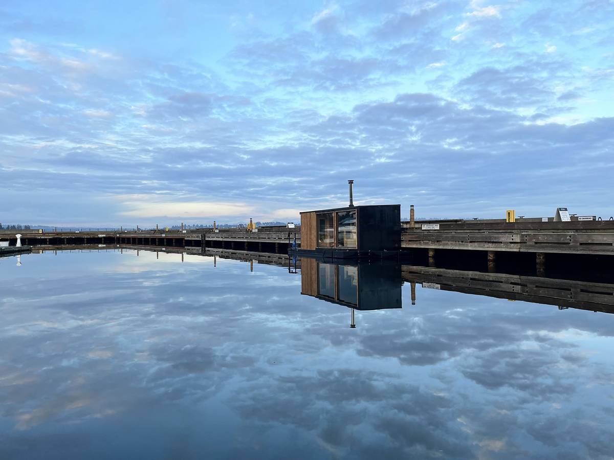This New Floating Sauna In Seattle Wants You To Be Social
