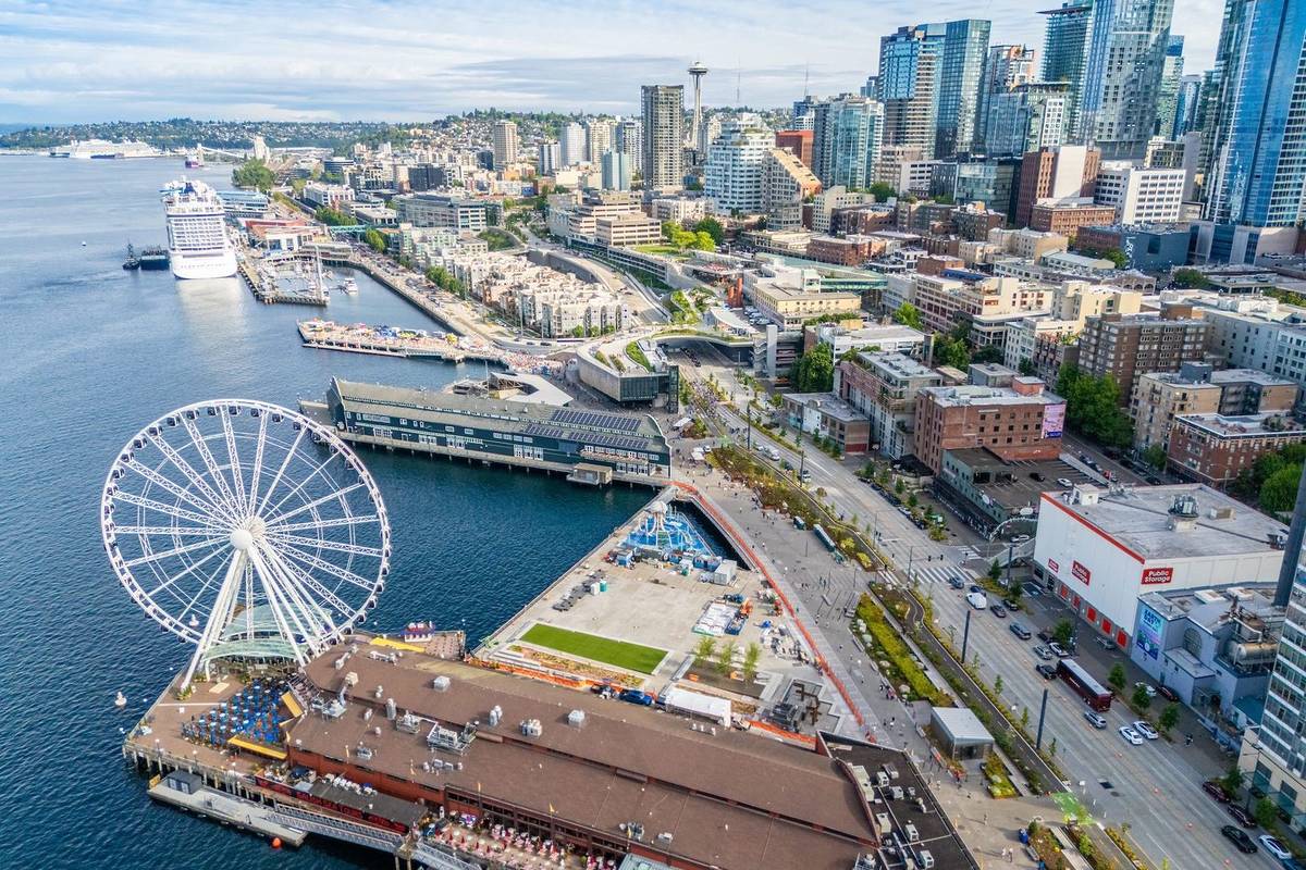 Experience Seattle's New Waterfront Park At The Grand Opening