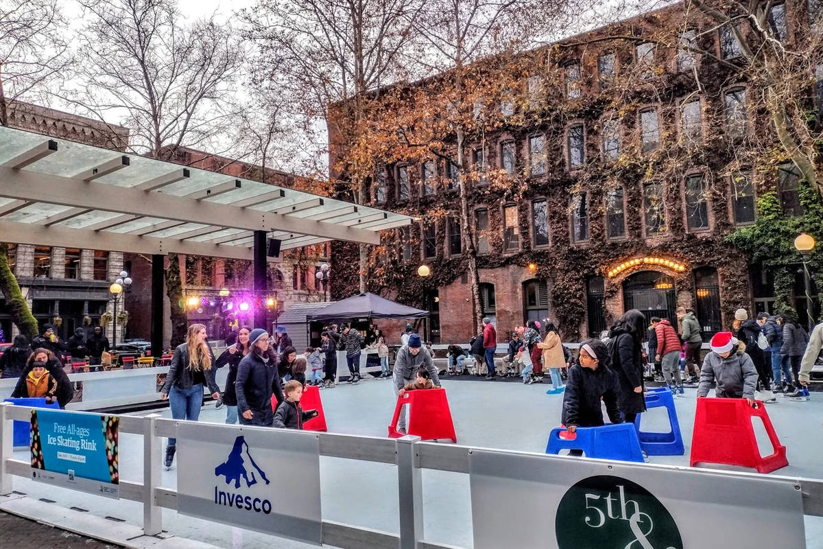 Seattle's Only Free Ice Skating Rink Is Returning To Pioneer Square ...
