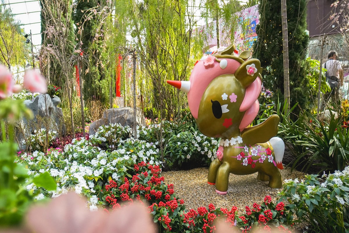 A Tokidoki Sakura Display Has Landed In Singapore For The First Time