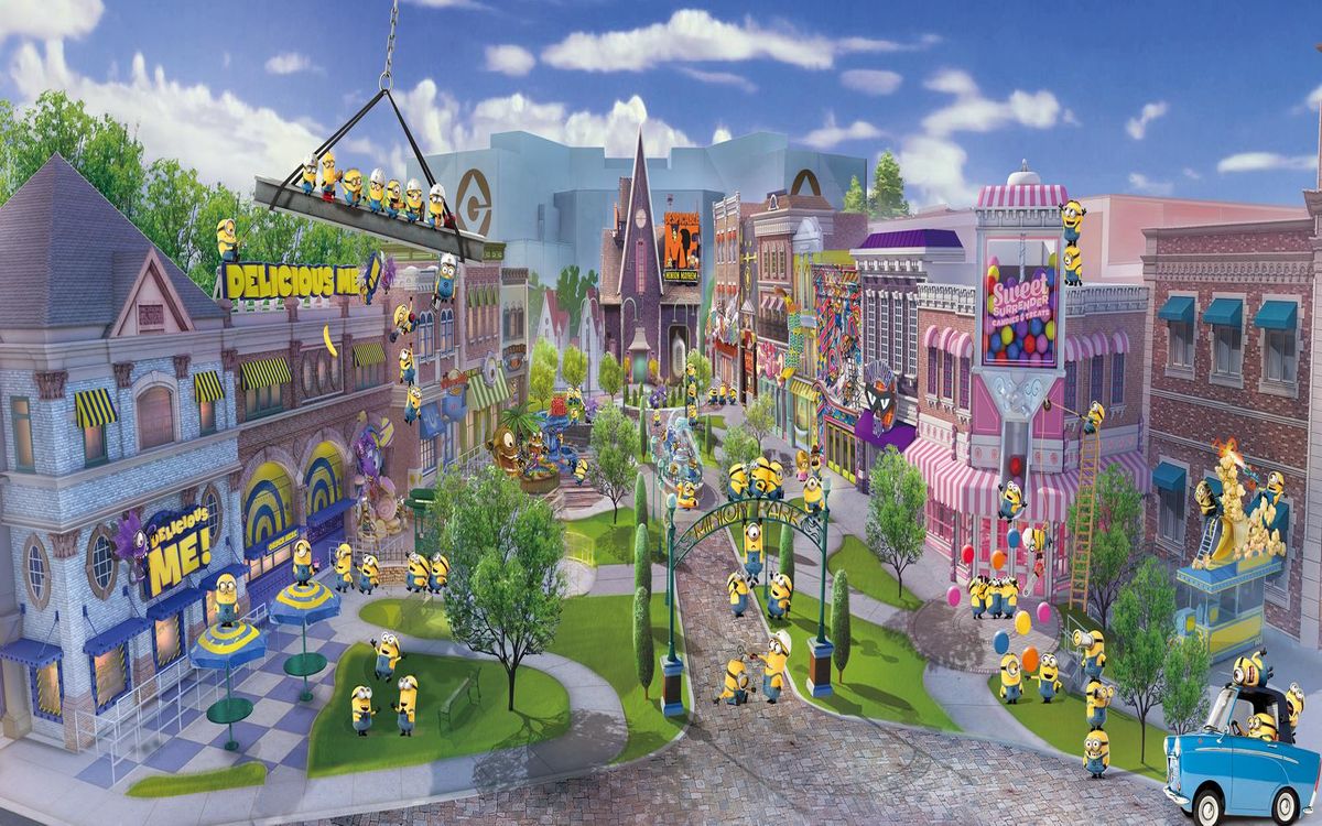 Minion Land Being Built With First 3D Ride At Universal Studios ...