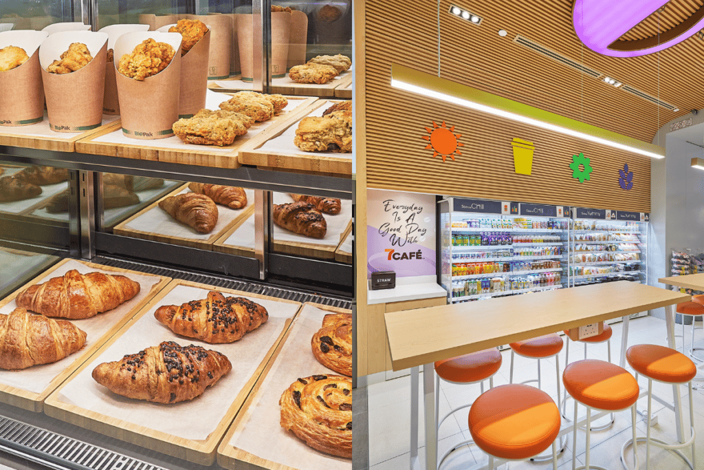 The First 7-Eleven Cafe Opens At Jewel Changi Airport