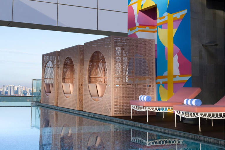 Las Palmas Rooftop Singapore : A Dreamy Poolside Paradise