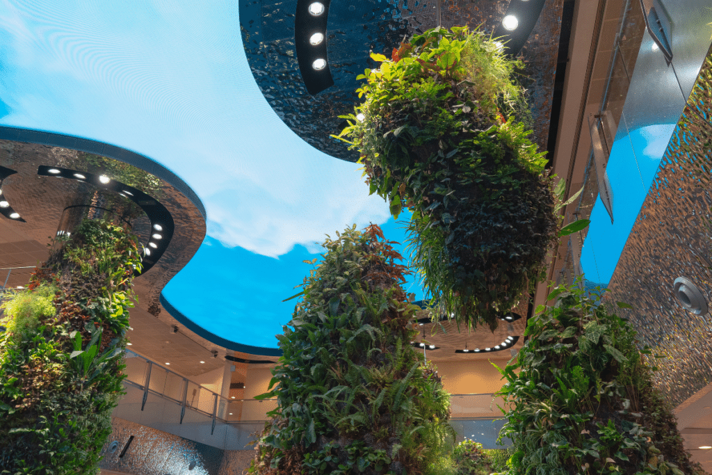 Changi Airport Terminal 2 Reopens With Huge Digital Displays