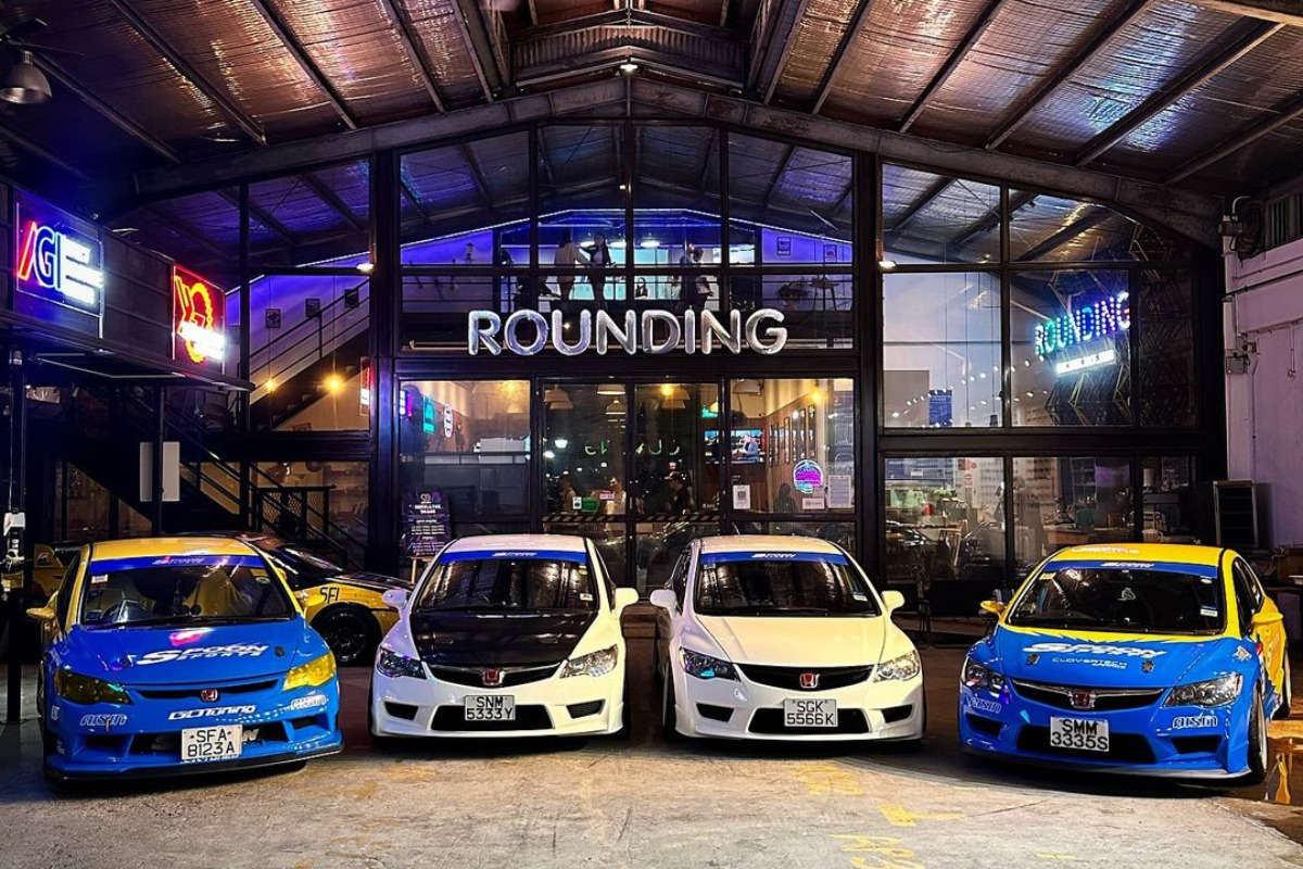 Rounding Is The Largest Car Cafe And Bistro In Singapore