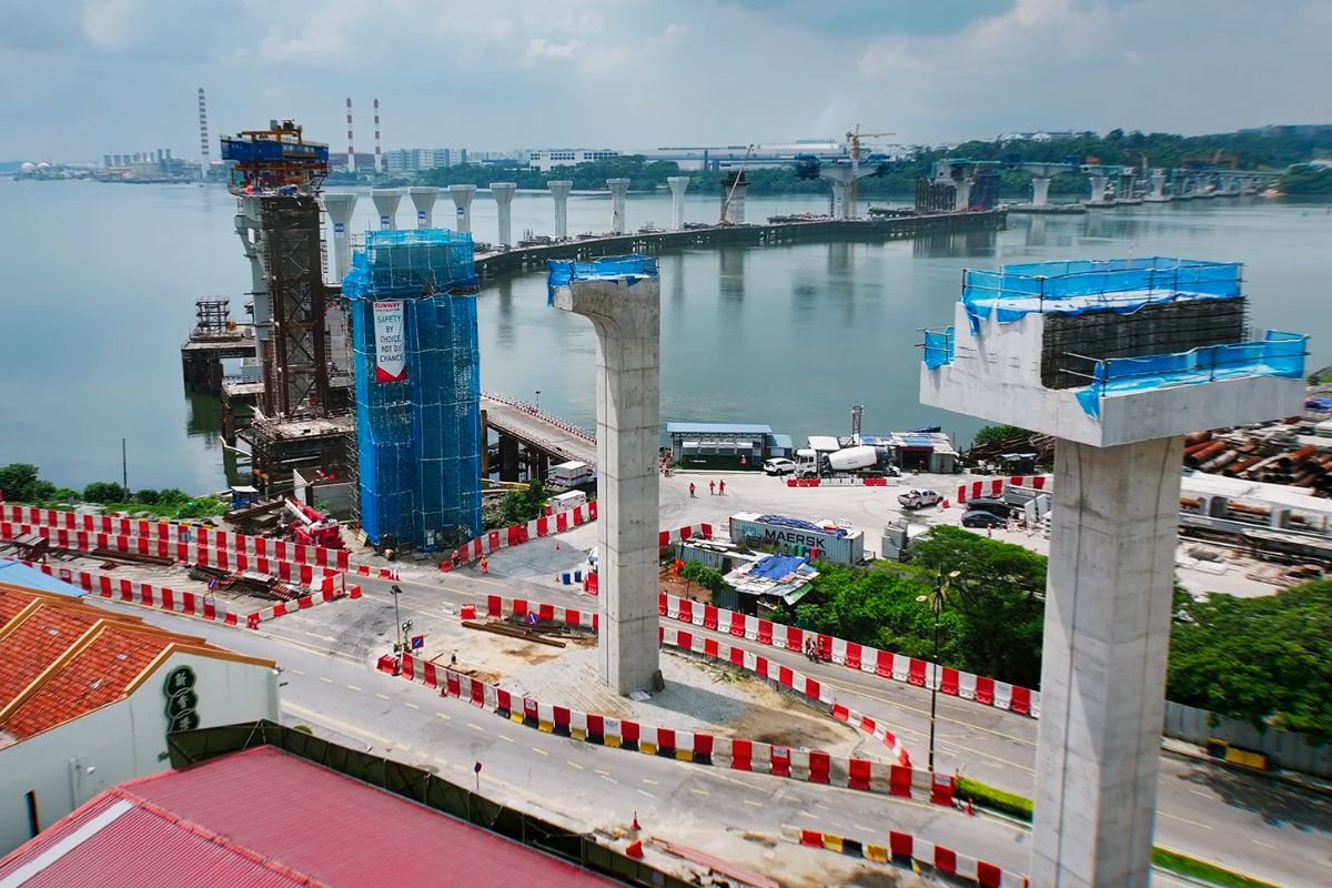 Singapore - Johor Bahru RTS Link Is 50% Complete Opens In 2026