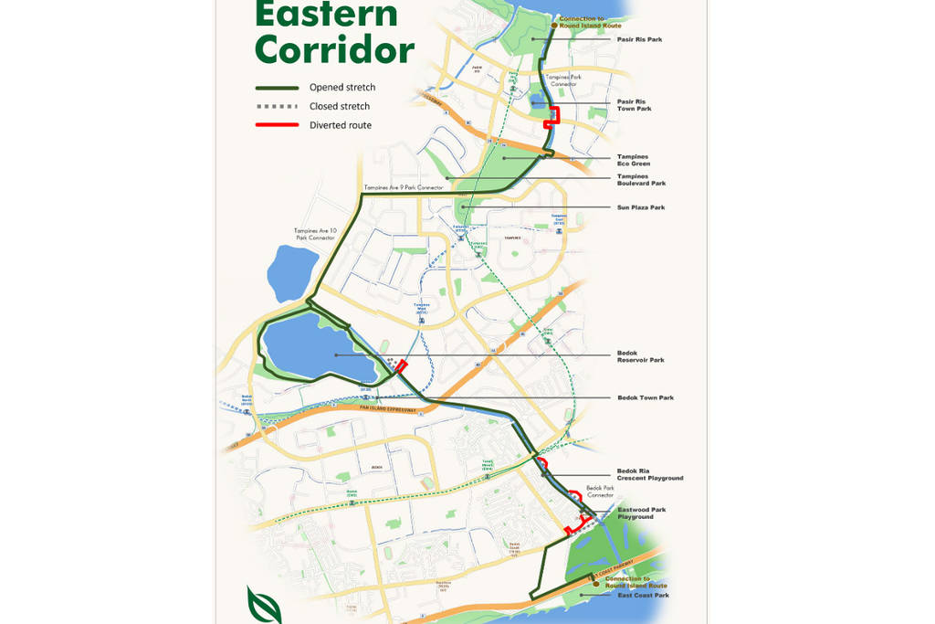The New 18km Eastern Corridor Route Has Opened In Singapore