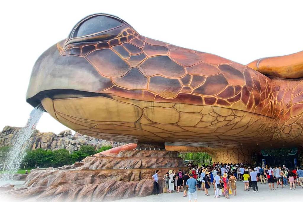 Visit World's Largest Turtle-Shaped Aquarium Near Singapore