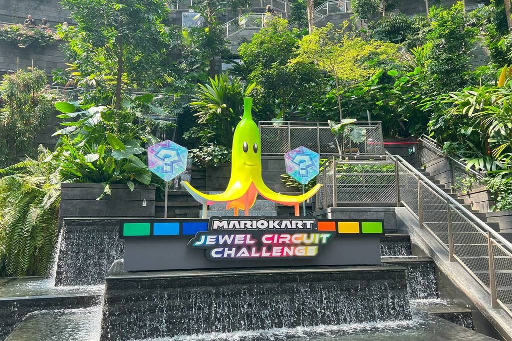 Southeast Asia's First Mario Kart Installations Take Over Jewel