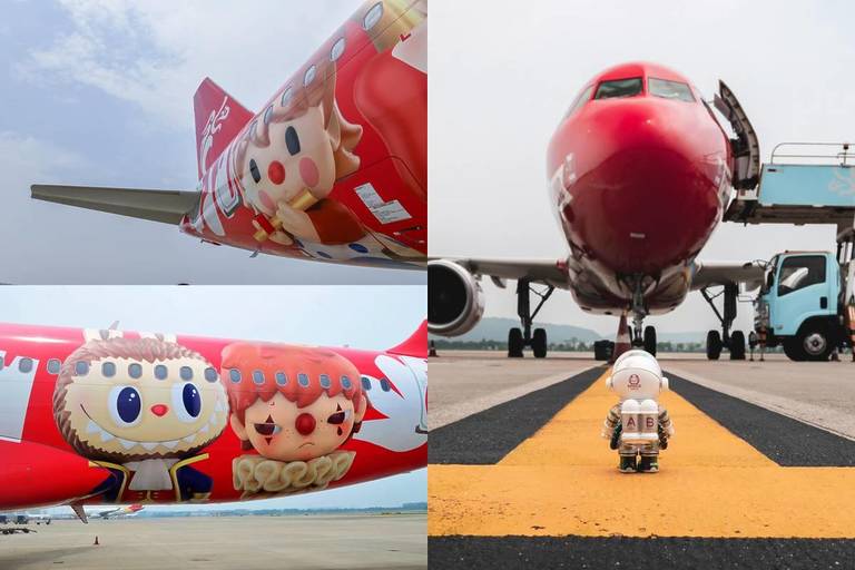 Step Aboard Loong Air's POP MART Airplane In Asia