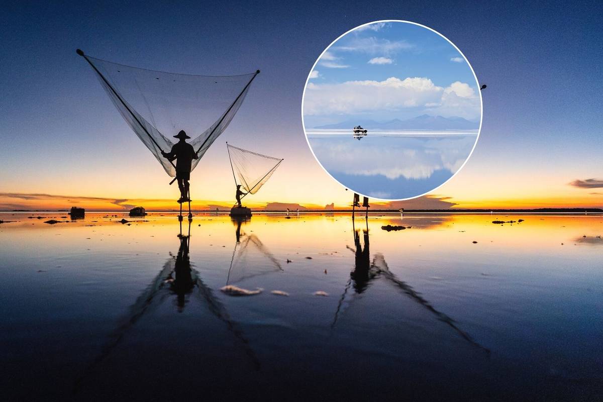 This Secret Infinity Beach Resembles Bolivia's Salar de Uyuni