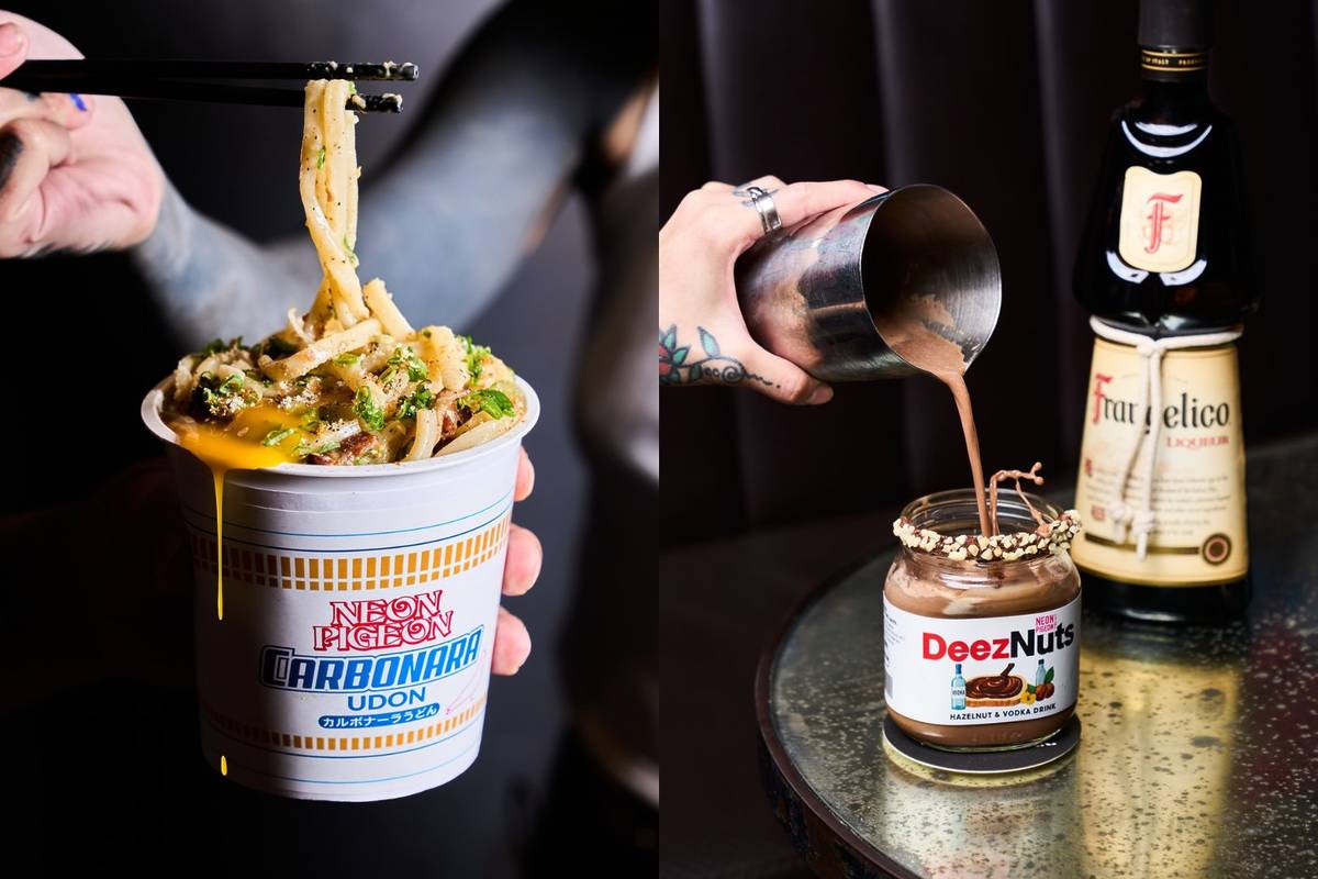 Neon Pigeon New Snack Attack Menu: $10 Funky Cocktails & Bites