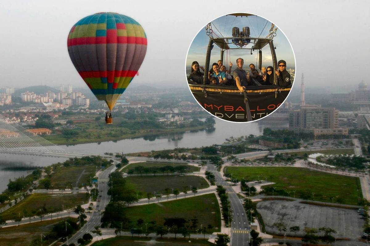 Malaysia's First & Only Hot Air Balloon Ride Is 1.5 Hours From Singapore