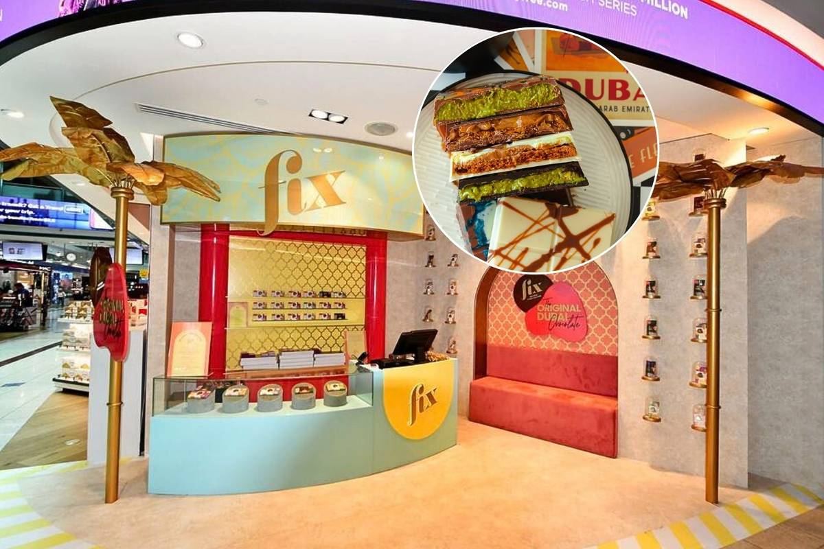 Viral Dubai FIX Chocolate Bars Launch In Singapore For First Time
