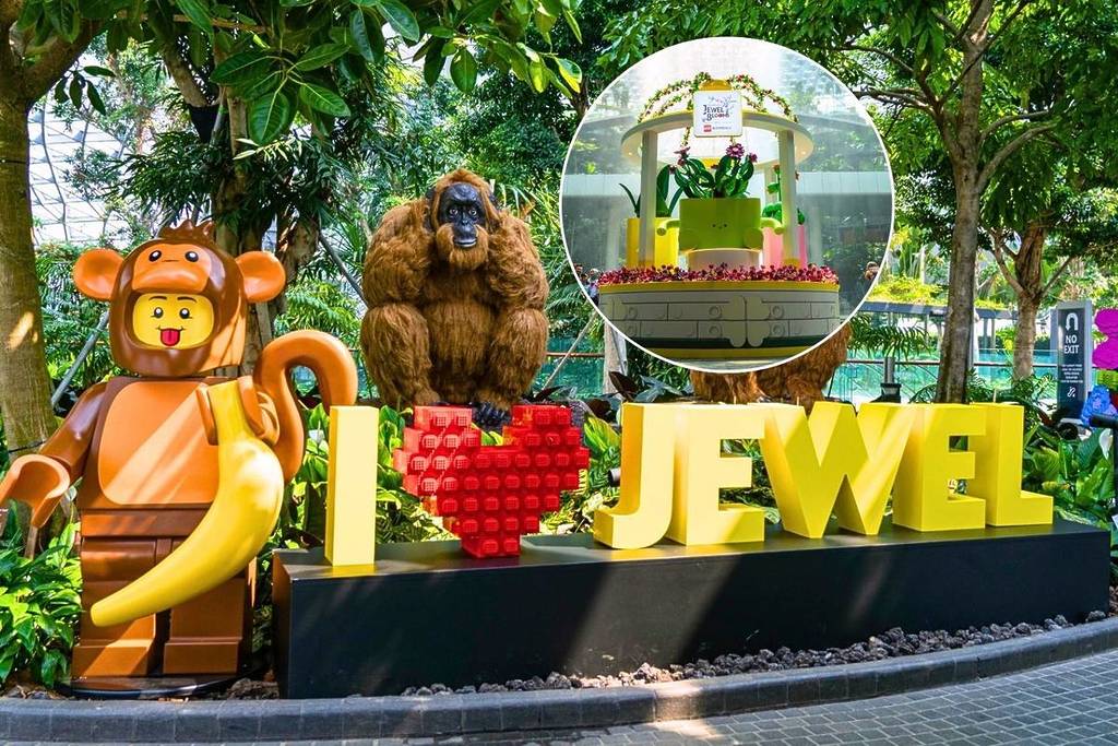 Southeast Asia's Largest LEGO Garden Opens At Jewel Changi Airport