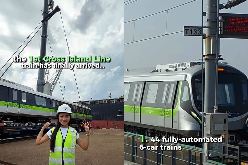 First Cross Island Line Train Arrives In Singapore Ahead Of 2030 Debut