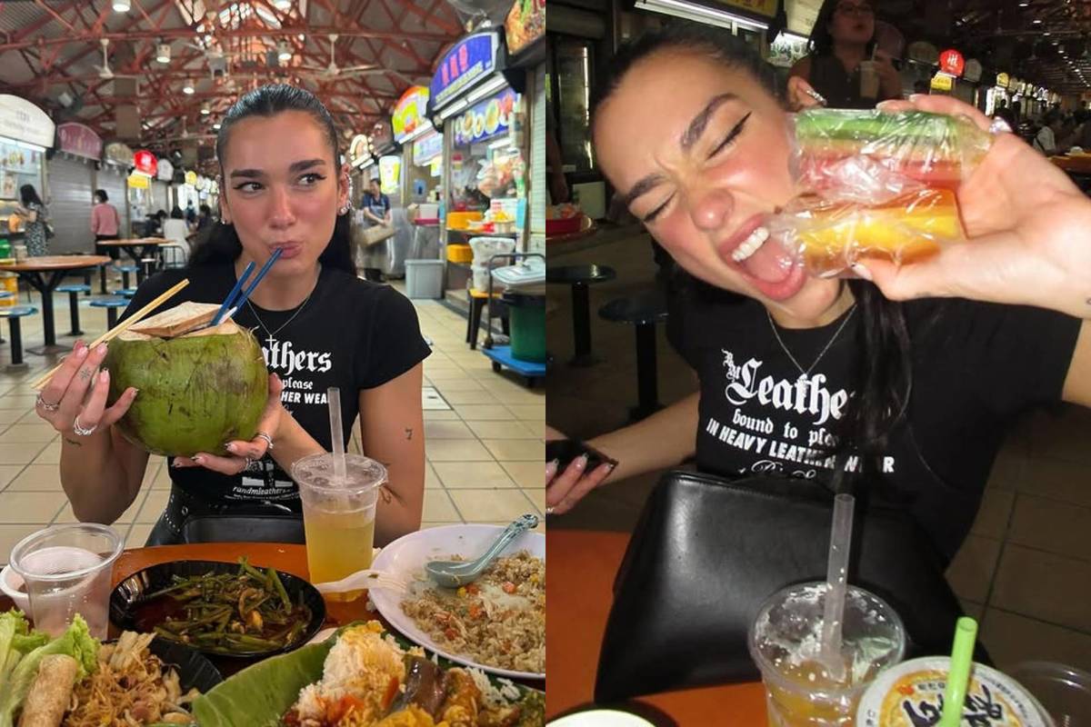 Dua Lipa Names Maxwell Food Centre Singapore Her Favourite Place To Eat