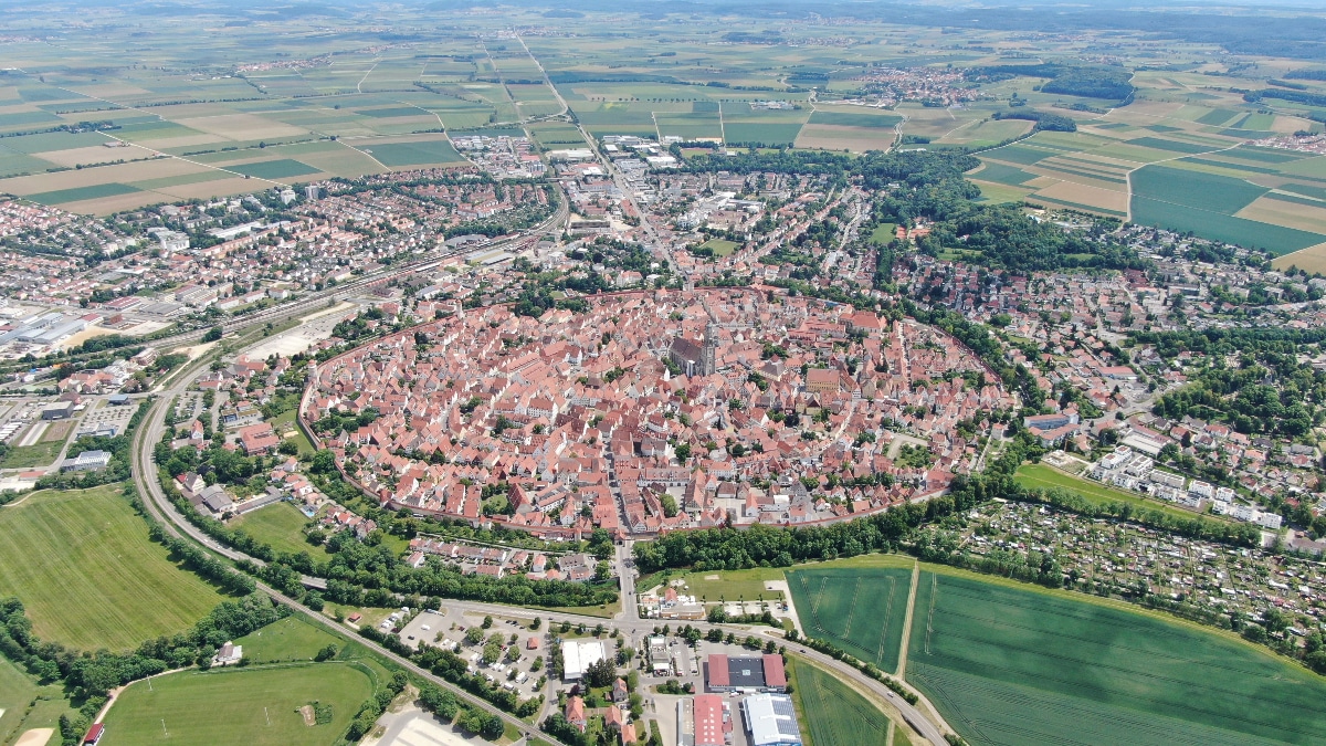 The history of the German city built with diamonds on a meteor crater