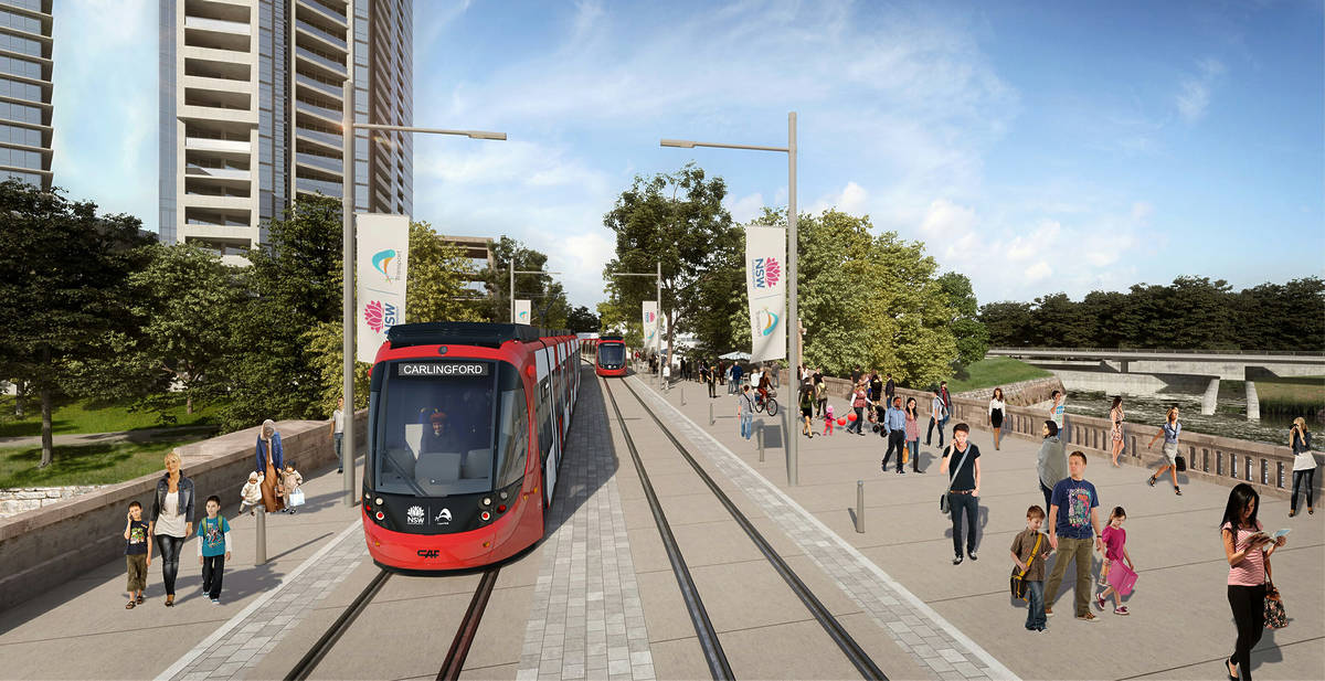 Light Rail Testing Has Started In Parramatta CBD