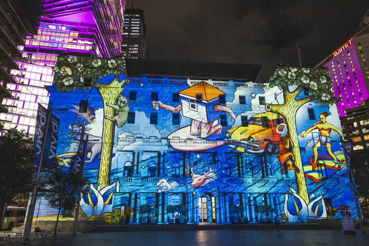 Vivid Sydney Light Walk 2024