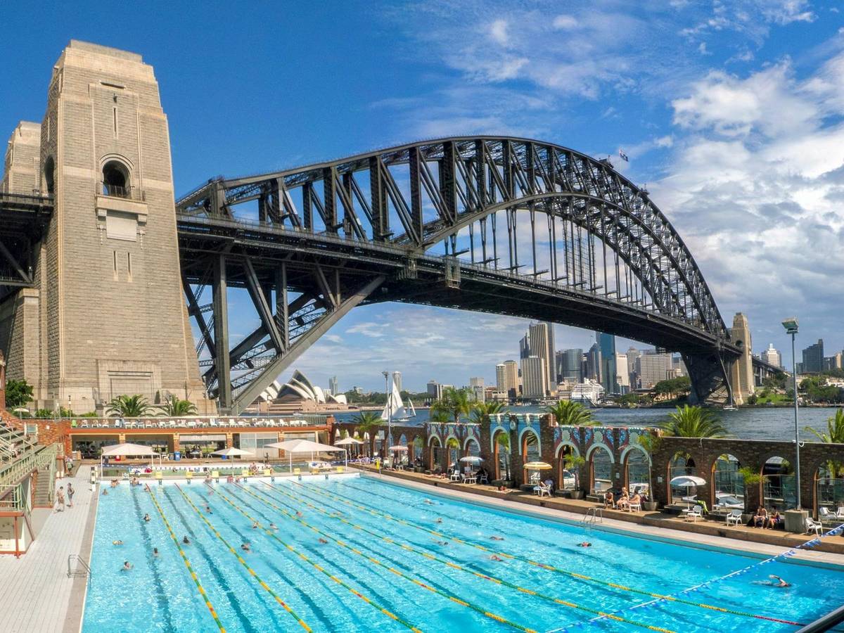 This Historic Waterfront Pool Next To The Sydney Harbour Bridge Is ...