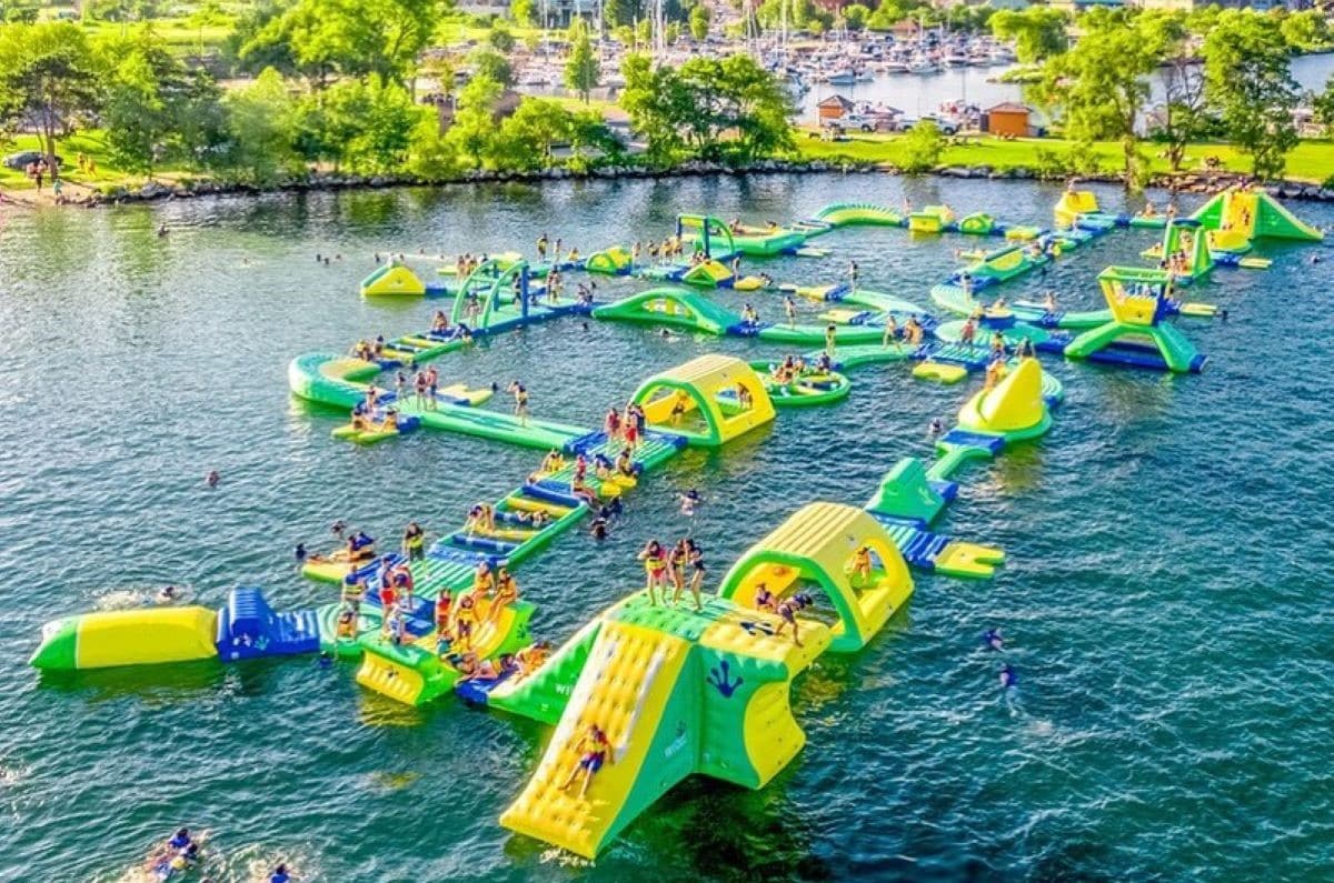 Canada's Biggest Floating Waterpark Is Less Than 2 Hours From Toronto
