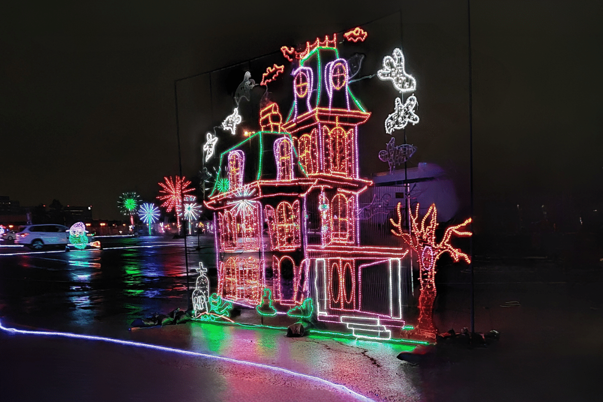Illuminate Your Halloween With This Drive-Thru Light Show