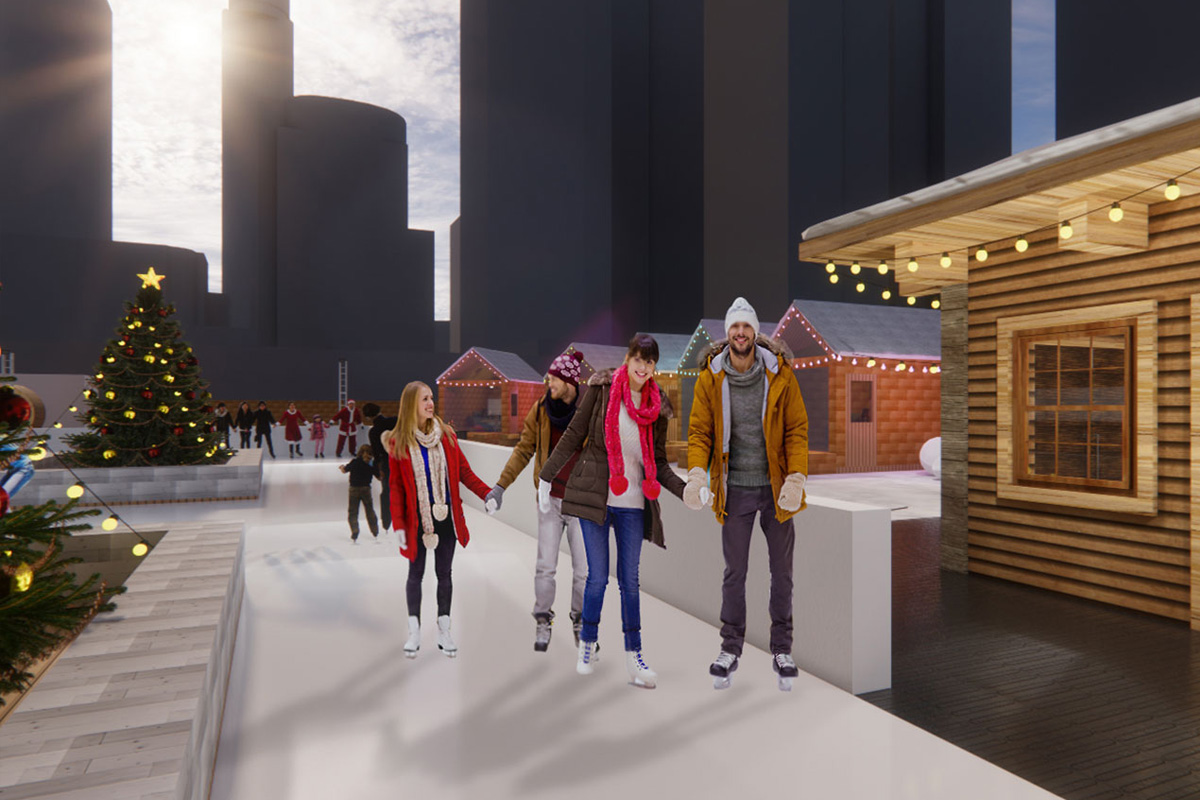 A Magical New Skating Rink And Winter Wonderland Opens This Weekend In ...