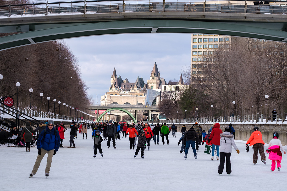 The World's Largest Natural Skating Rink Just Reopened And It's In Ontario