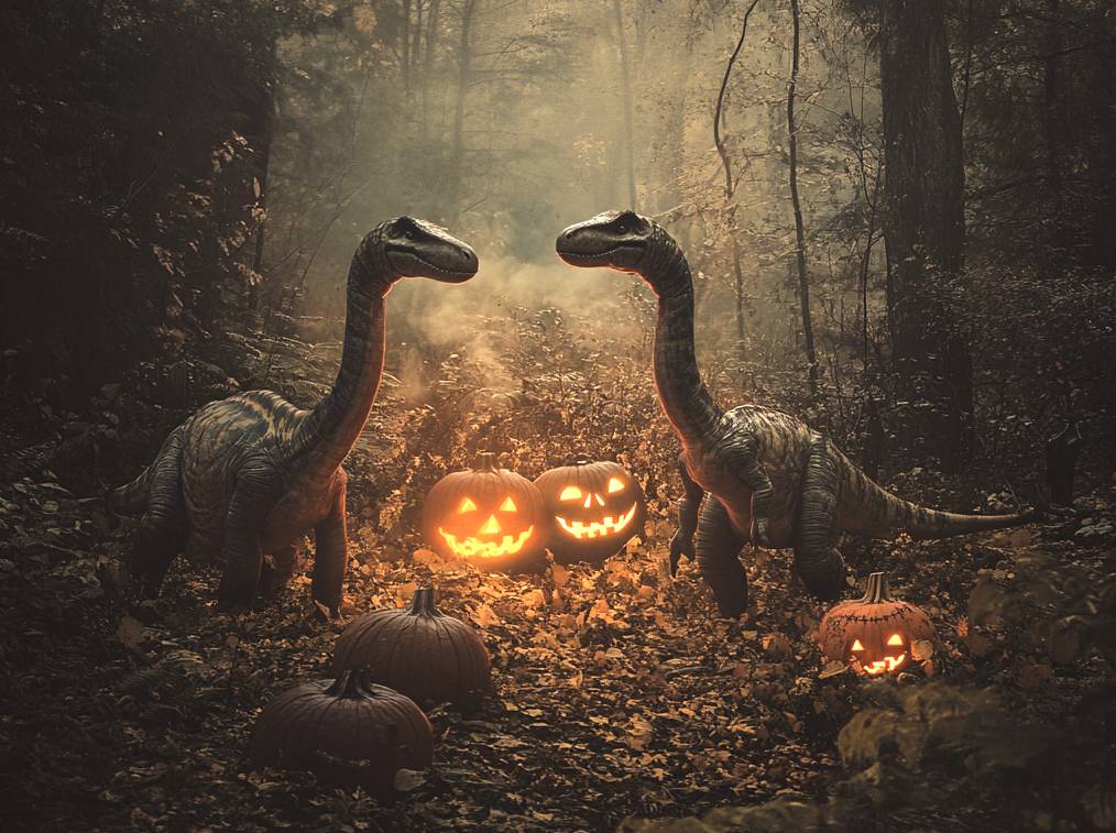 Get Prehistoric & Spooky At These Limited Halloween Nights At Dinos Alive