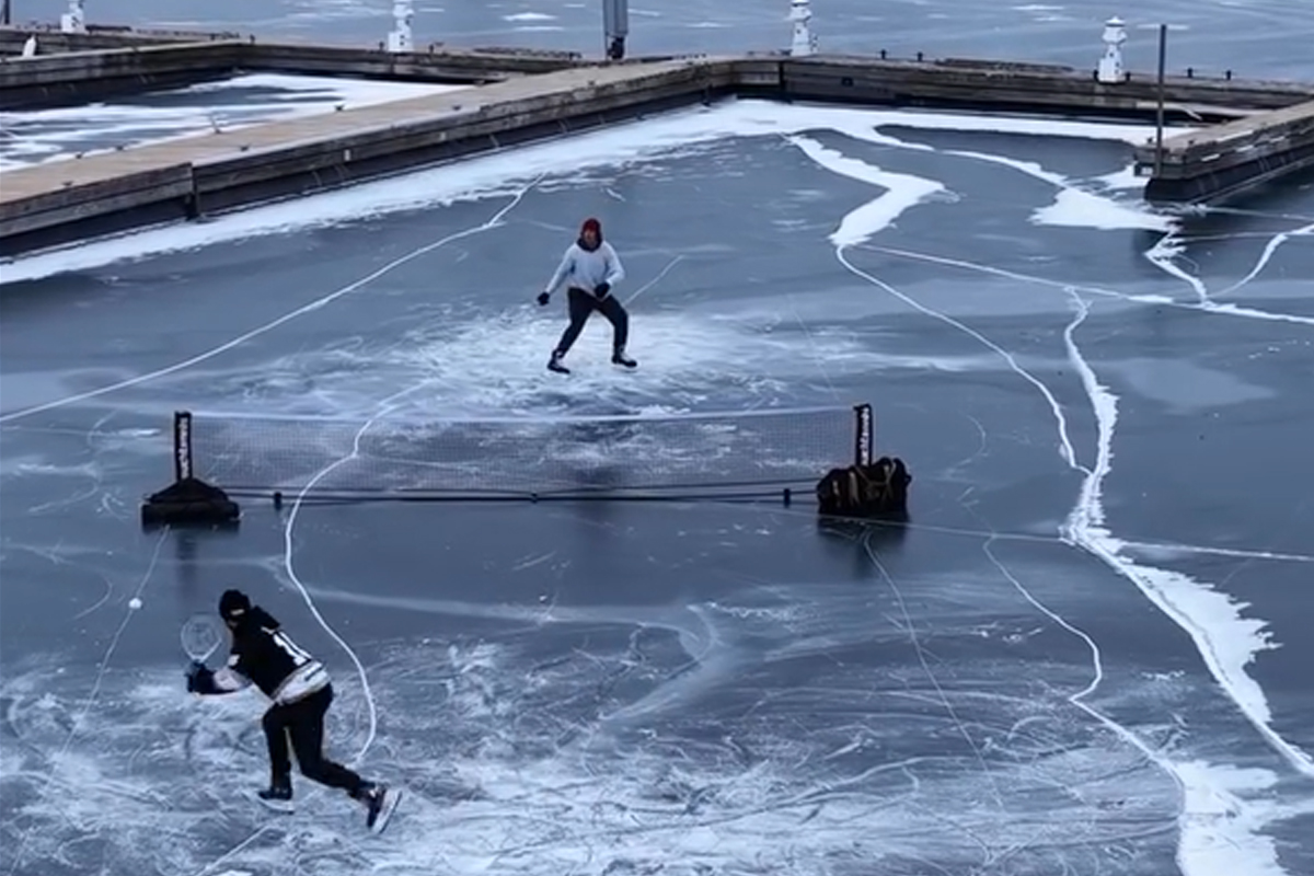 Two People Were Just Spotted Playing "Ice Tennis" In Toronto And It's ...