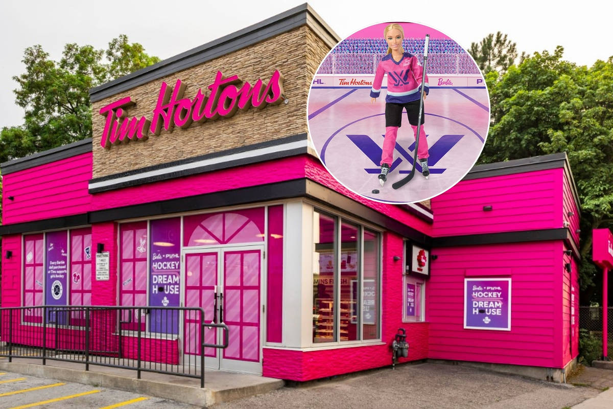 Un Tim Hortons de Toronto s'est transformé en Barbie pour lancer les ...