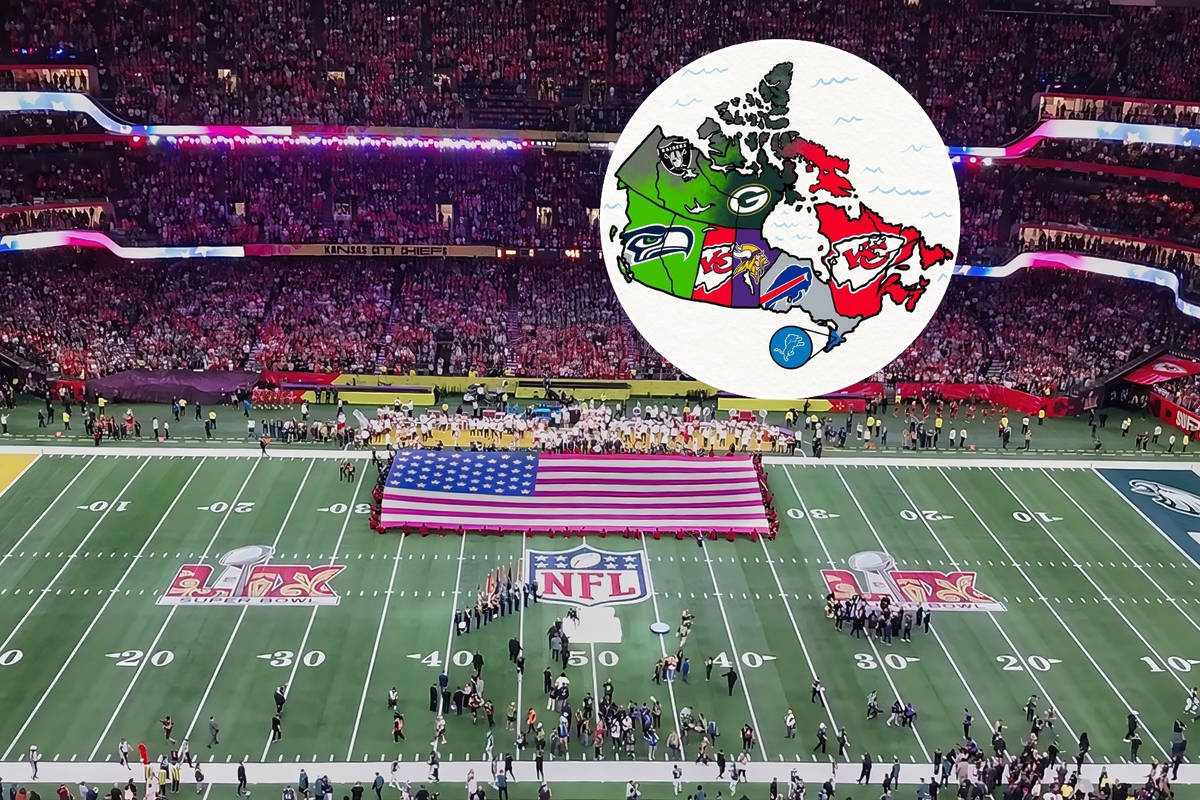 Canada’s NFL Fan Map Reveals The Most Popular Teams By Province