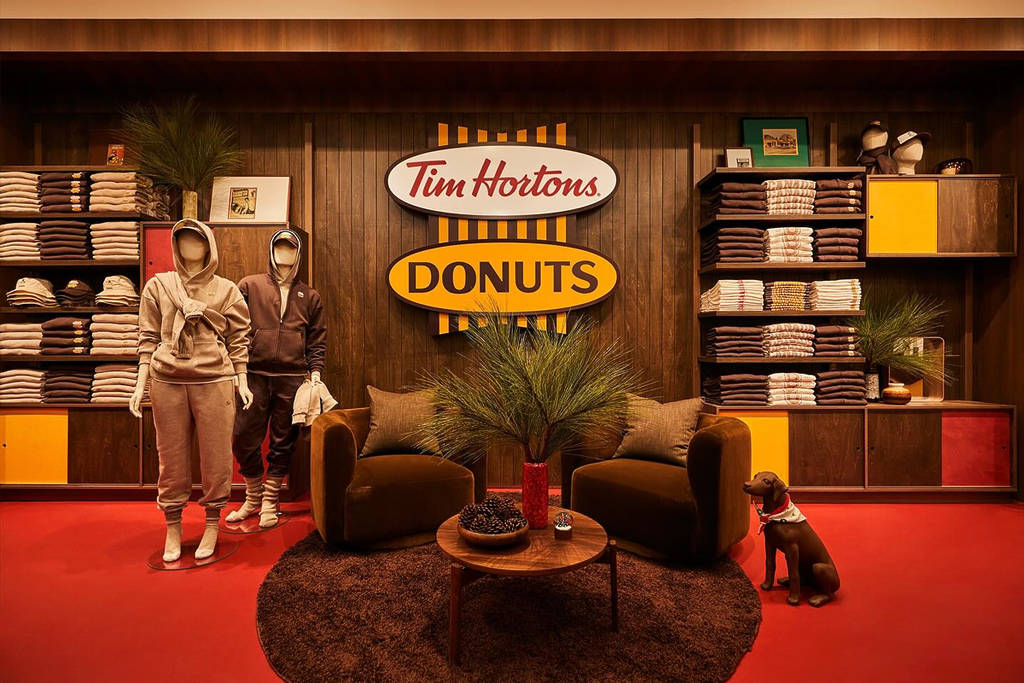 Tim Hortons Launches First-Ever 'TimShop' Merch Pop-Up In Toronto